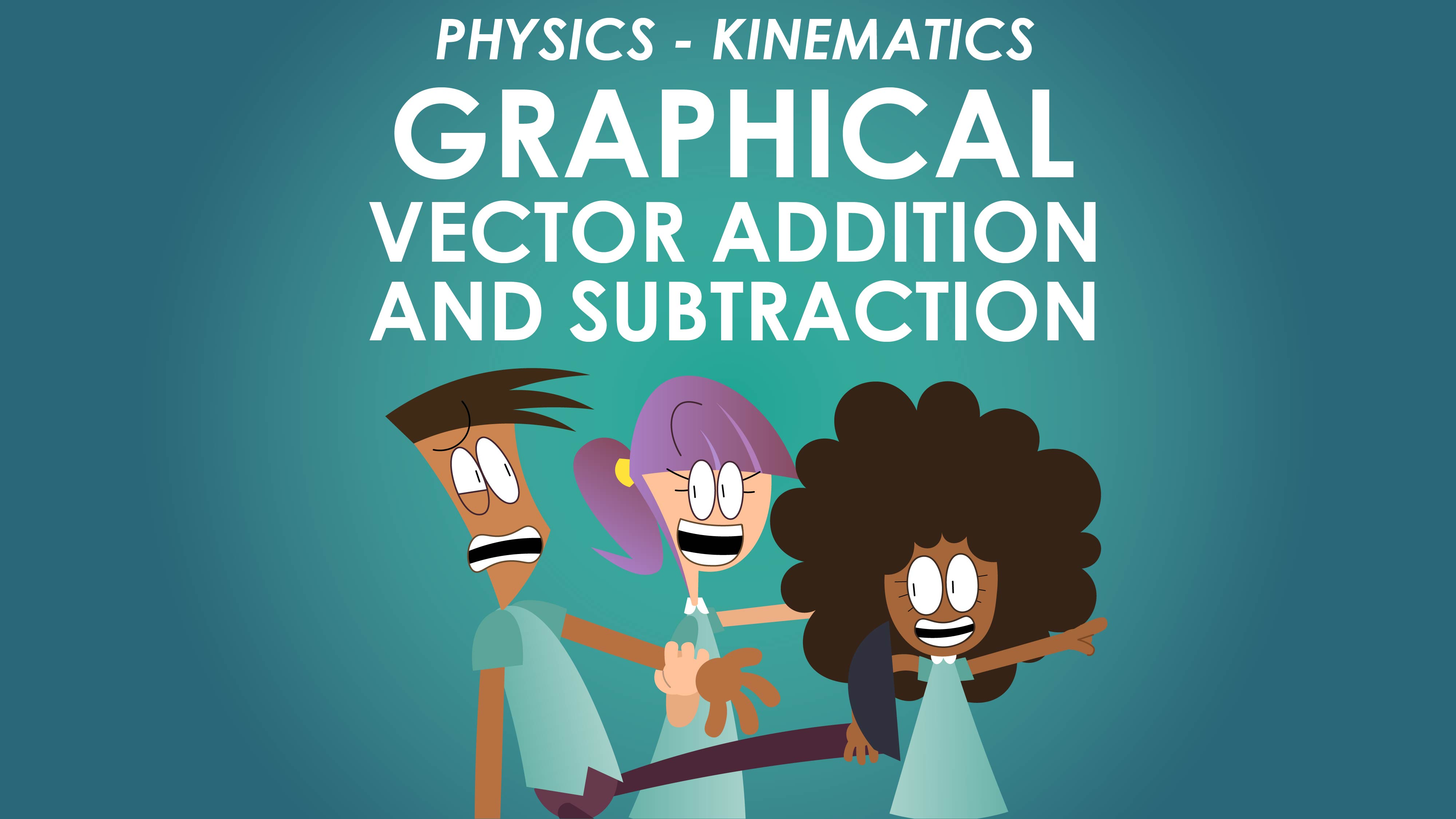 Graphical Vector Addition Subtraction Motion In A Straight Line